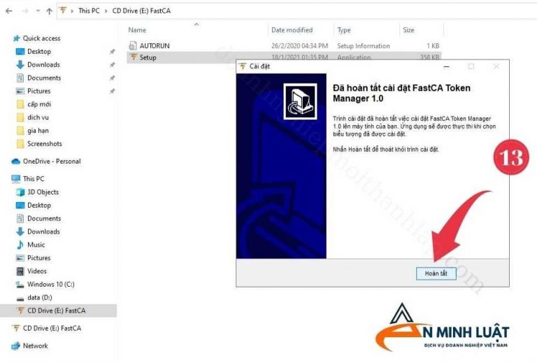 Hướng Dẫn Cách Cài Đặt Chữ Ký Số Fast-CA || An Minh Luật